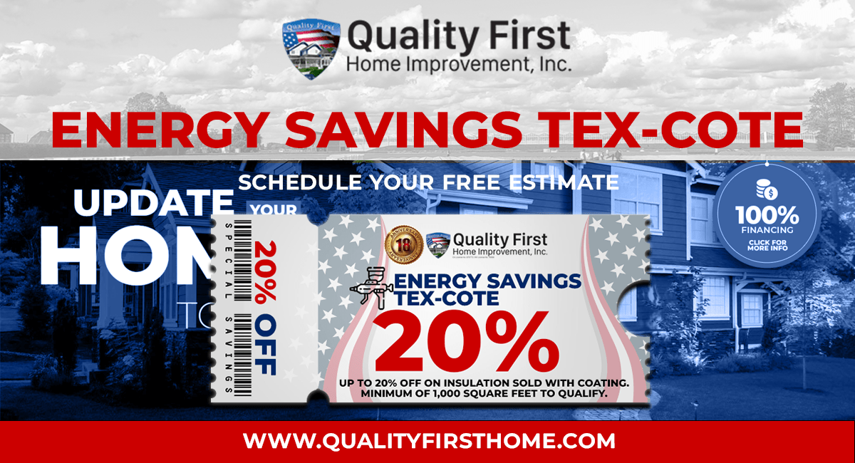 Quality First Home Improvement | Coating Energy Tex-Cote Special